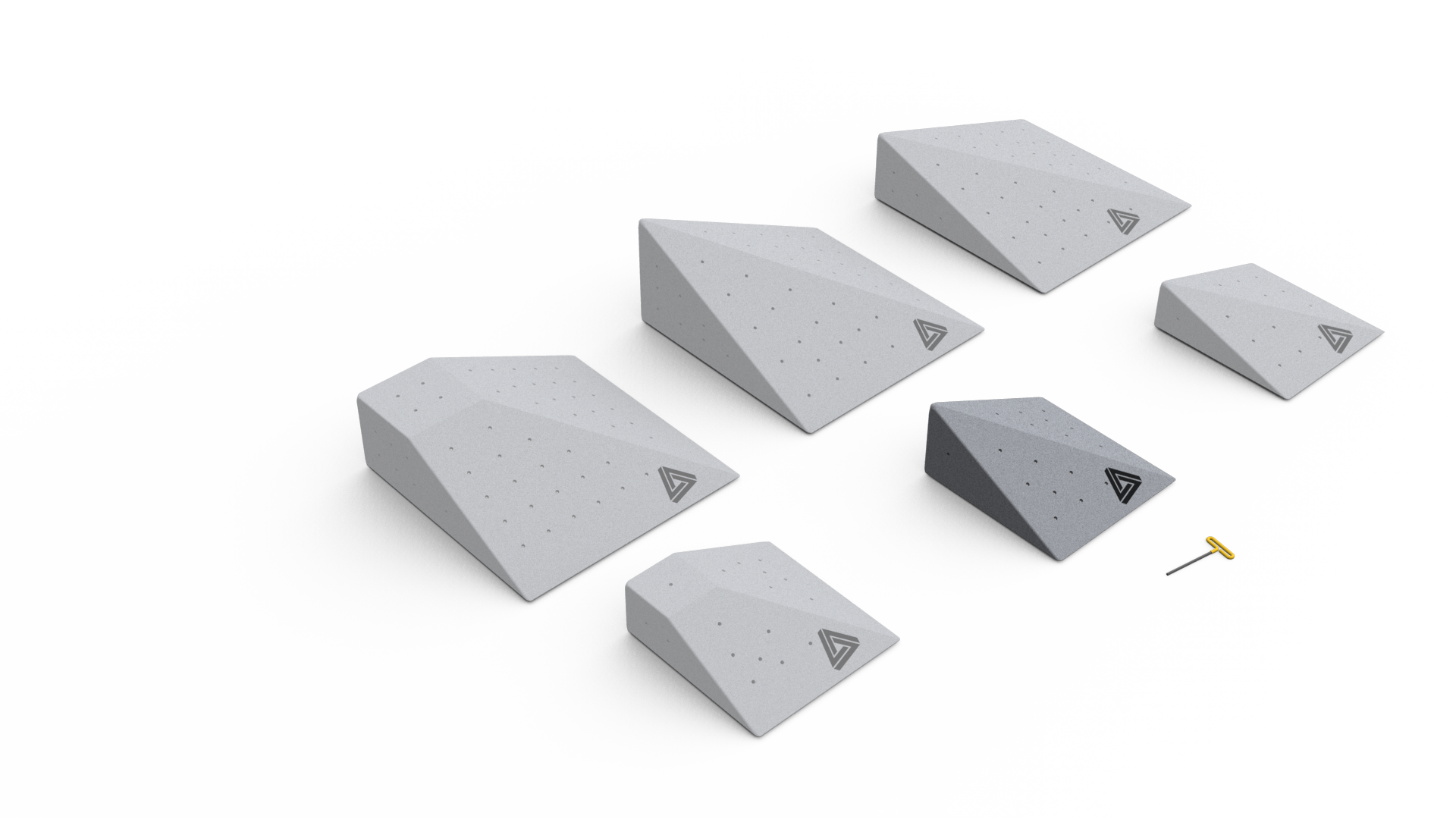 Pyramid Flat Side - Climbing Volumes | Dimension Volumes