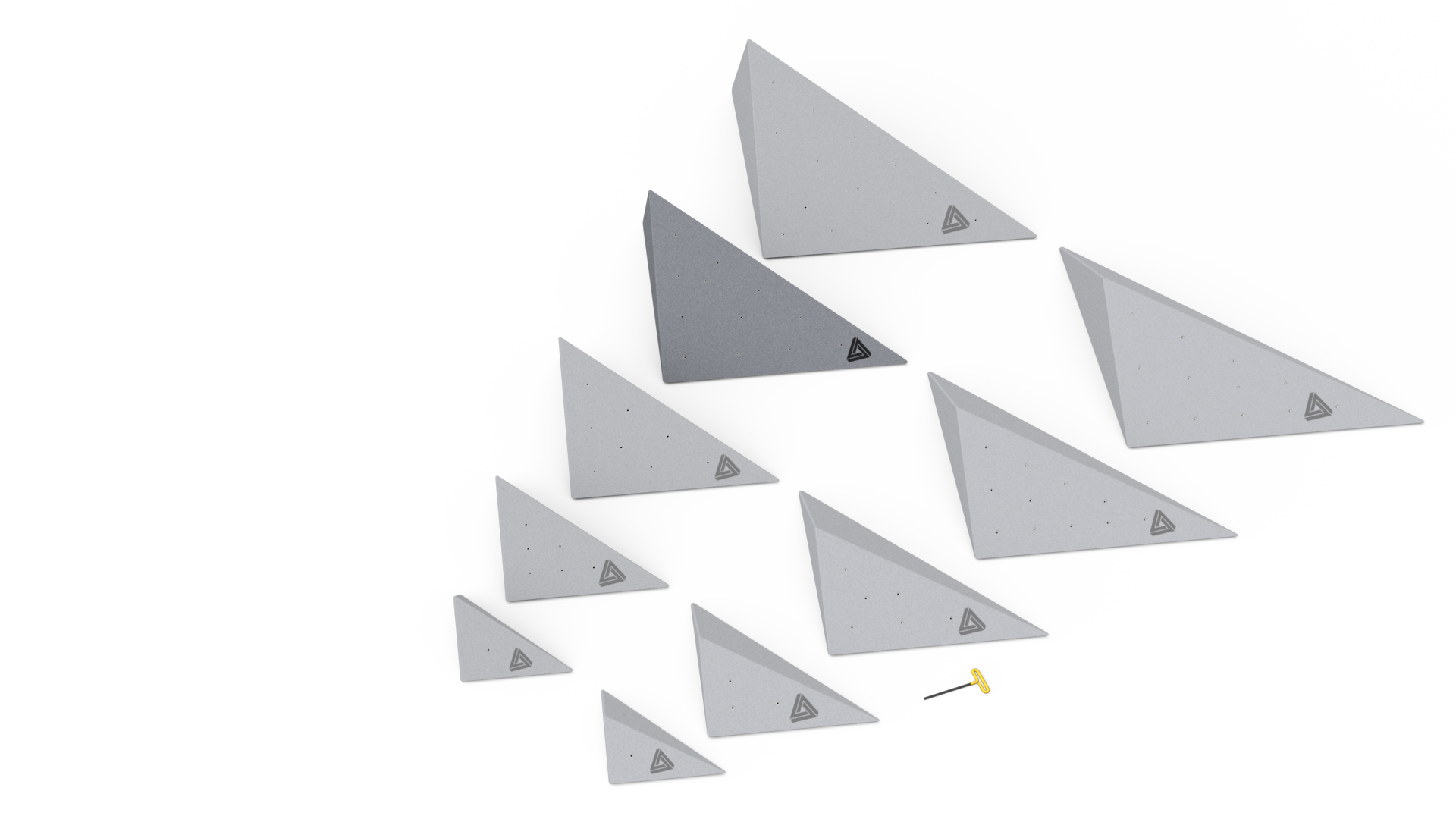 Triangle Flat Side - Climbing Volumes | Dimension Volumes