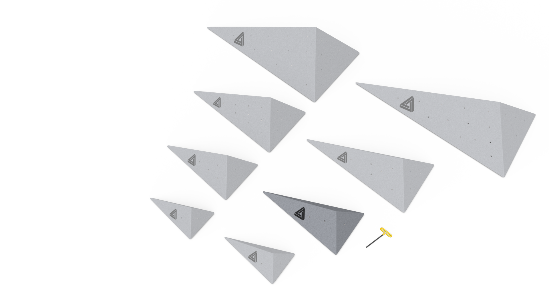 Triangle Fleche - Climbing Volumes | Dimension Volumes